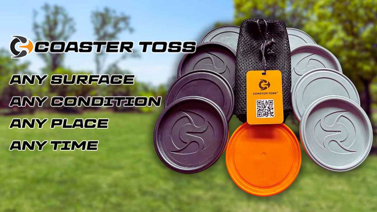 Coaster Toss - Play On Any Surface, Any Condition, Any Place